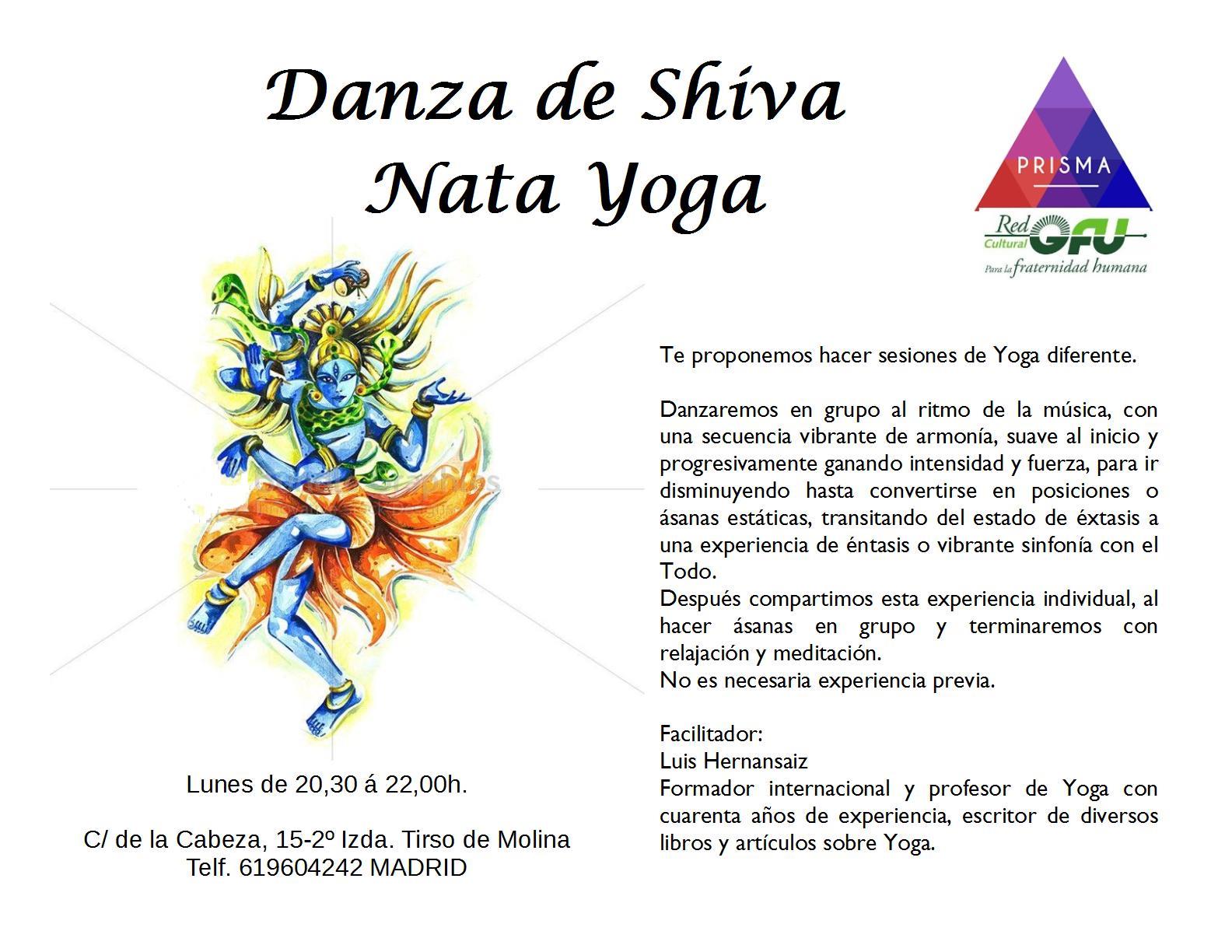 Danza de Shiva. Nata Yoga